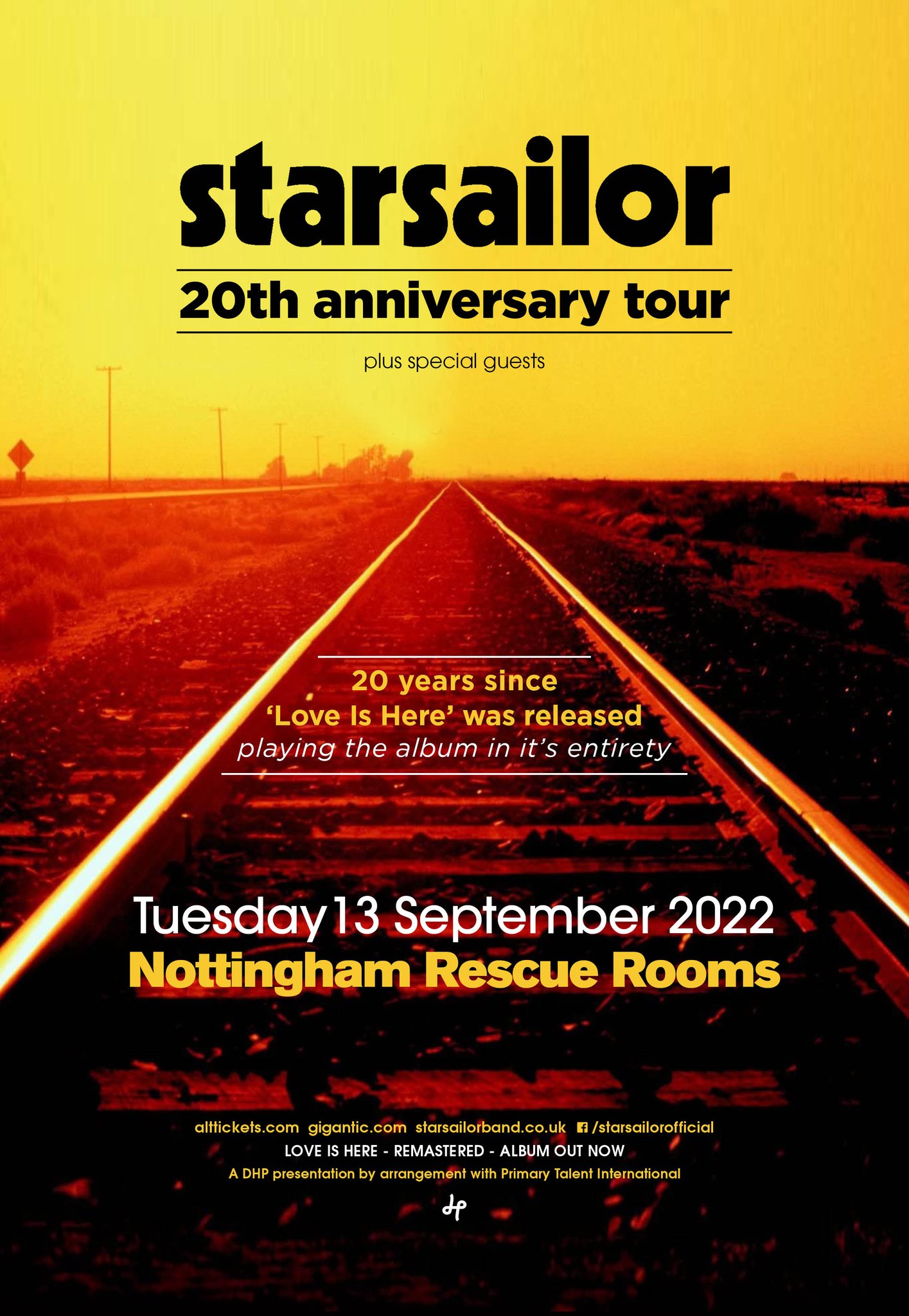 Buy Tickets for Starsailor | Rescue Rooms | Nottingham