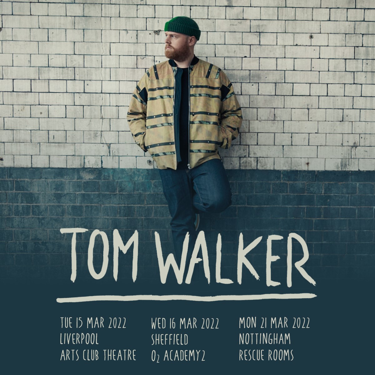 Tom Walker Announces Intimate Show - Rescue Rooms