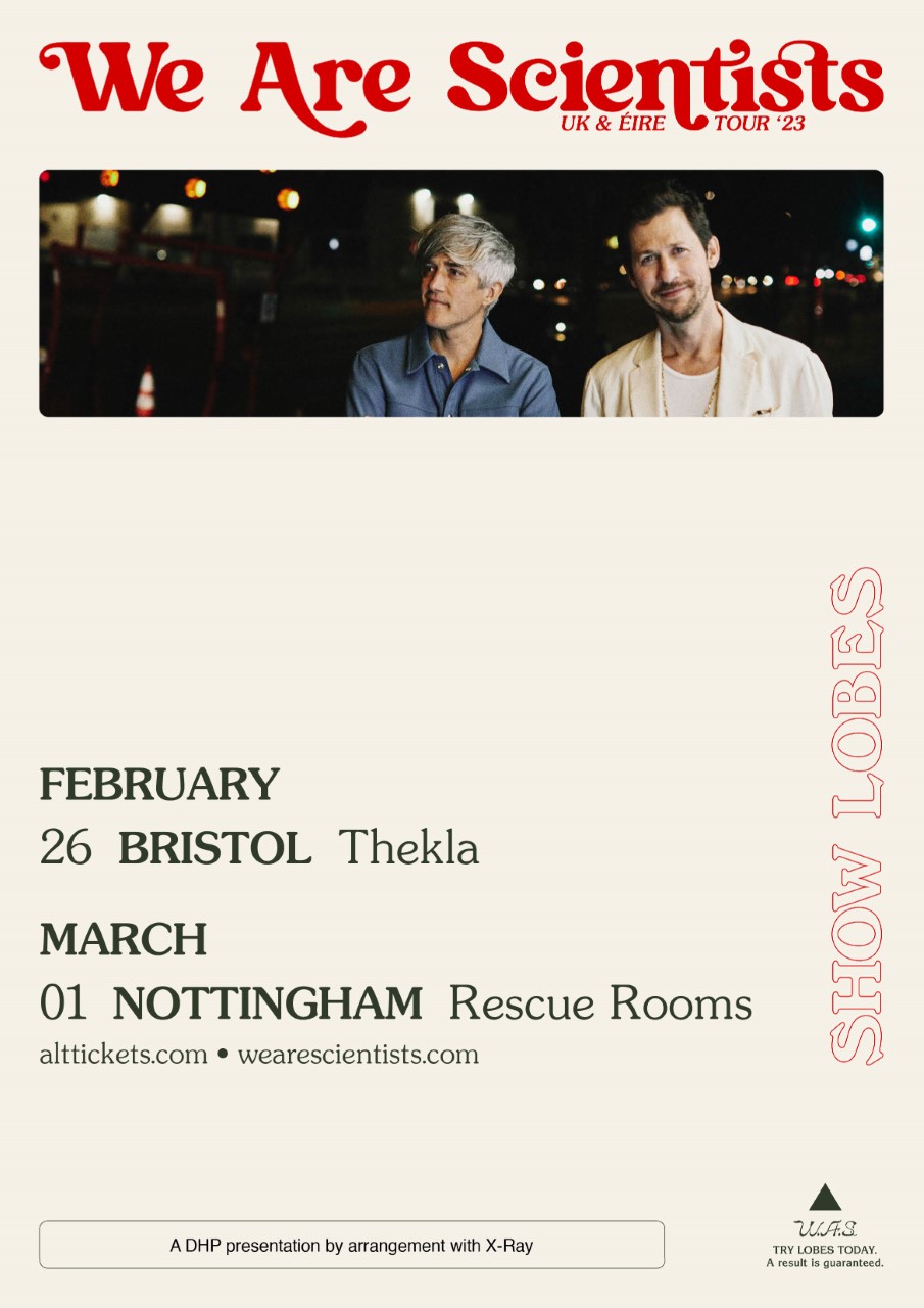 Buy Tickets for We Are Scientists | Rescue Rooms | Nottingham