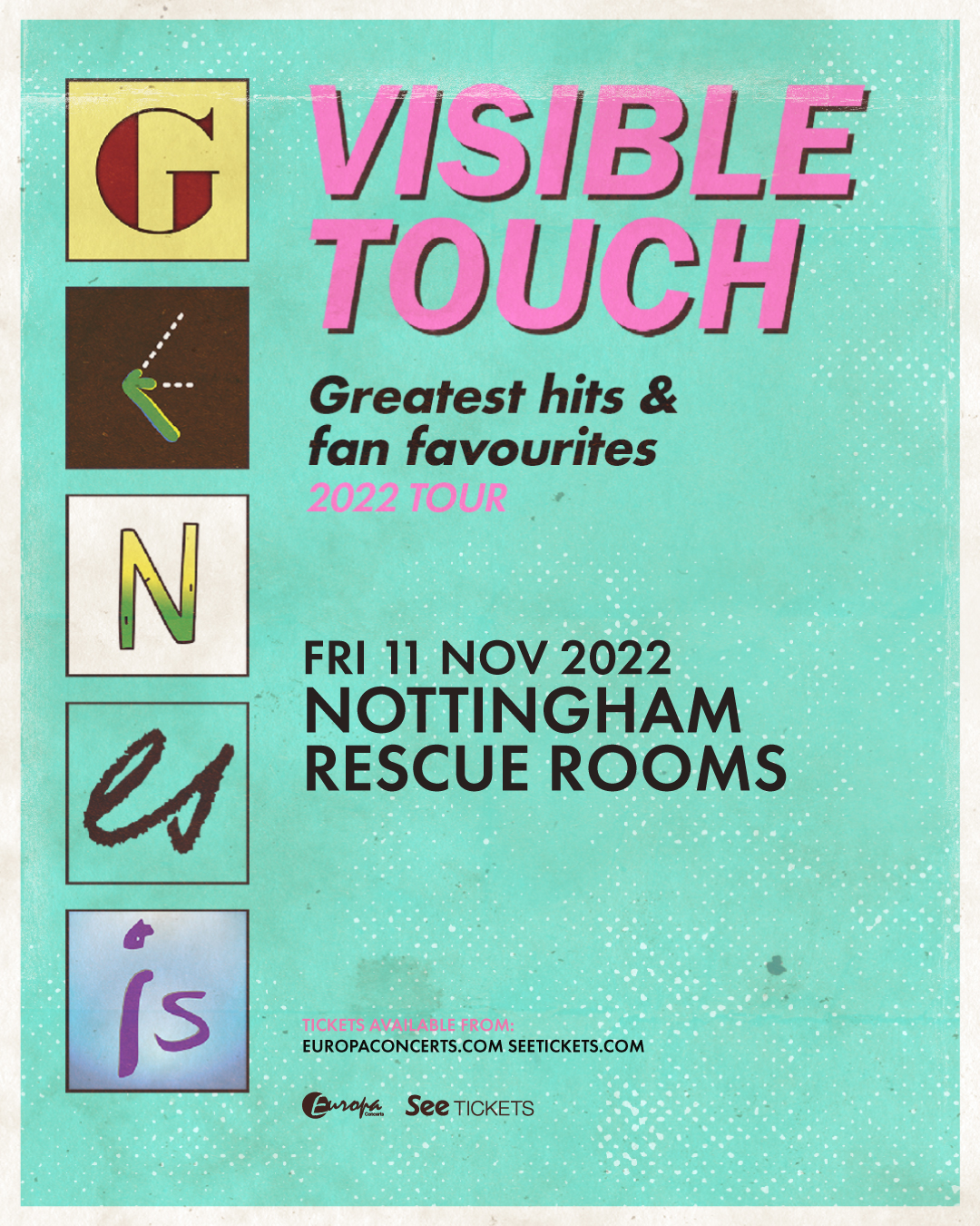 Buy tickets for Genesis Visible Touch | Rescue Rooms | Nottingham
