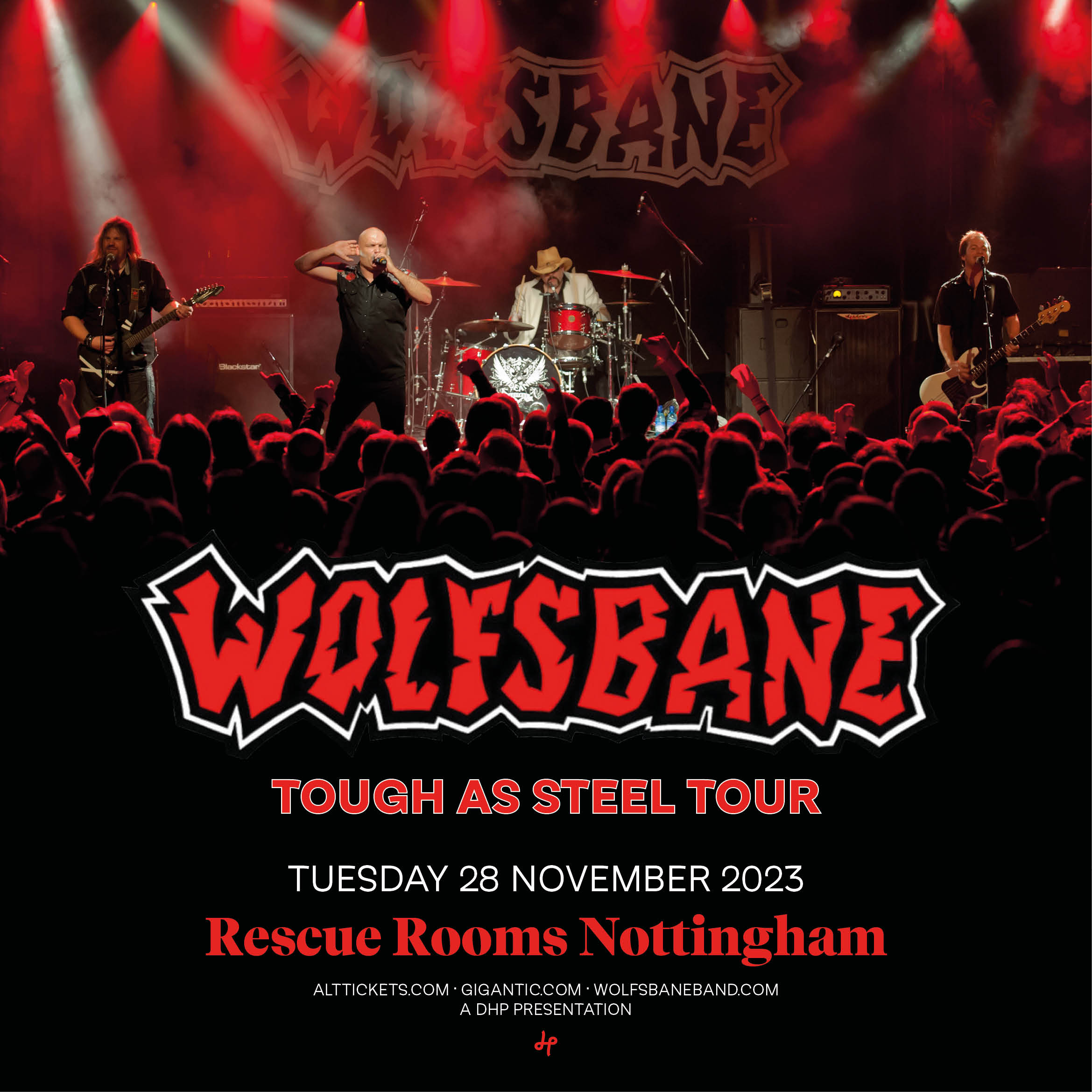WOLFSBANE TOUGH AS STEEL TOUR | Rescue Rooms