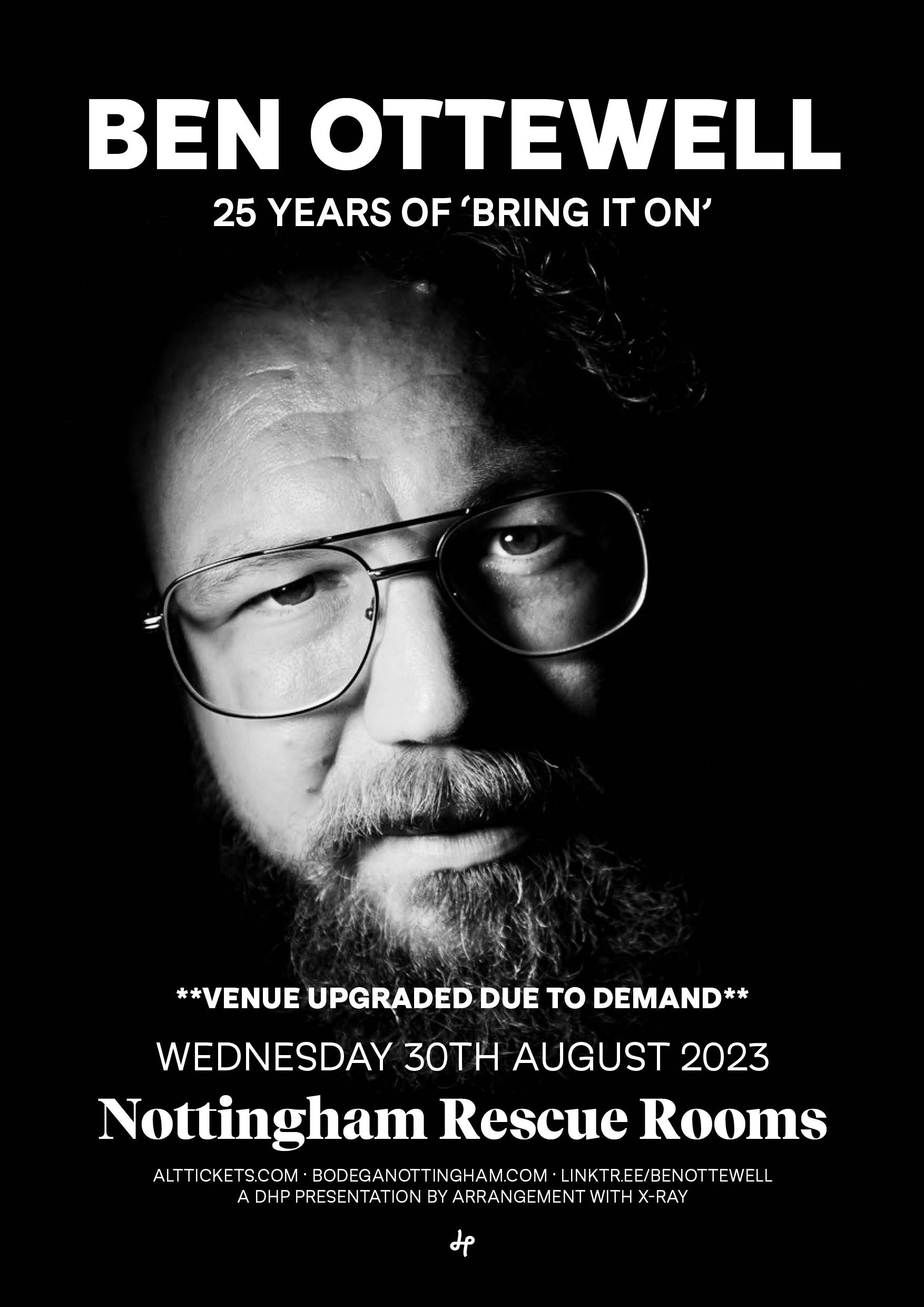 Ben Ottewell - 25 yrs of 'Bring It On' | Rescue Rooms | Nottingham