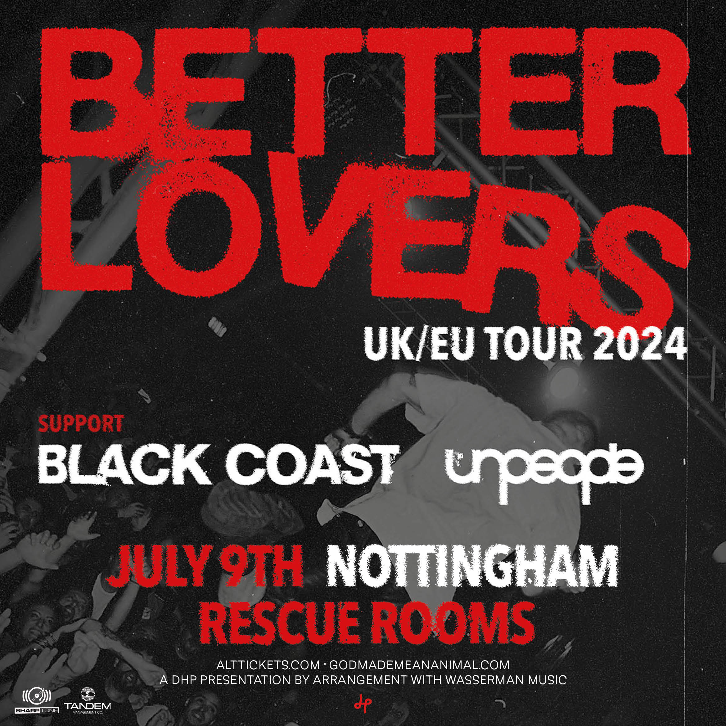 BETTER LOVERS | Rescue Rooms | Nottingham