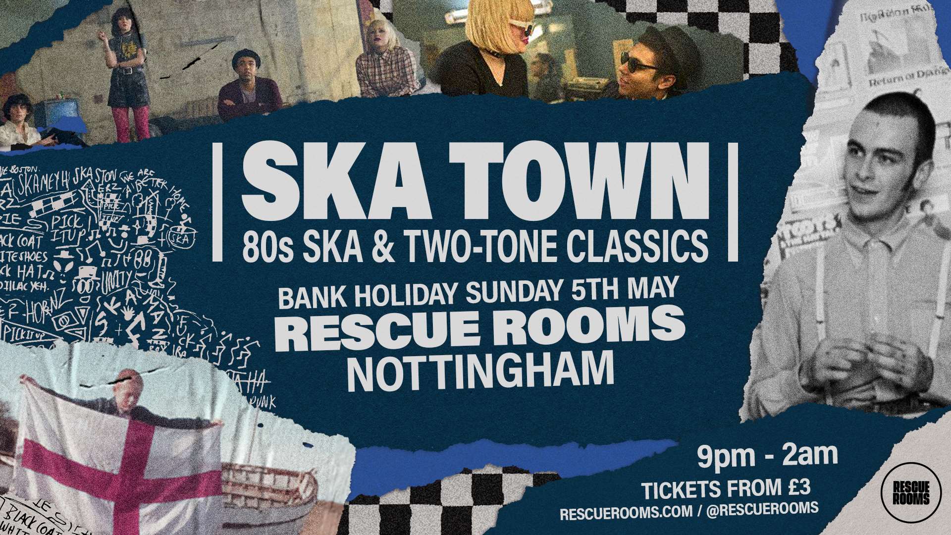 Ska Town — 80s Ska & Two-Tone - Rescue Rooms