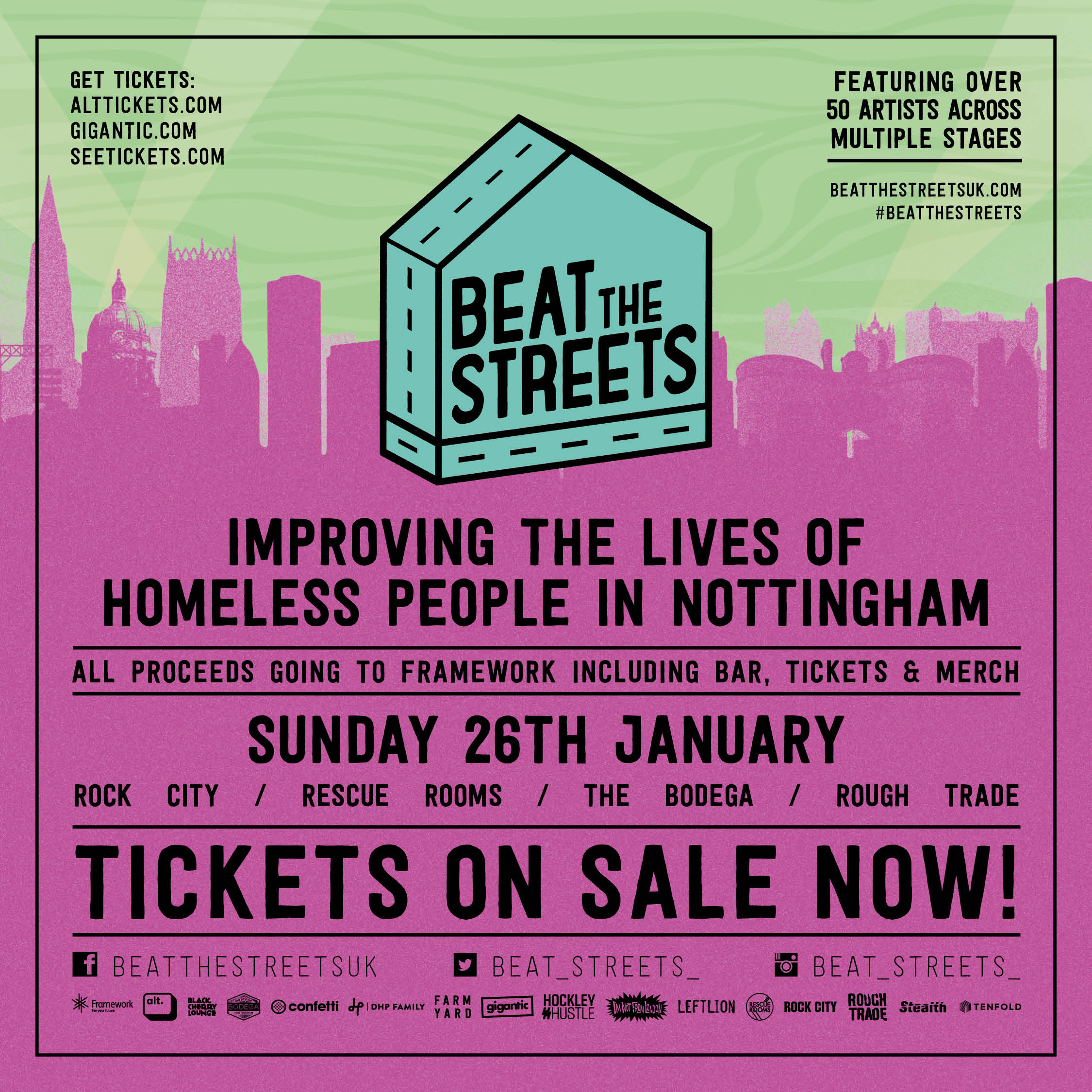 Buy tickets for BEAT THE STREETS | Rescue Rooms | Nottingham
