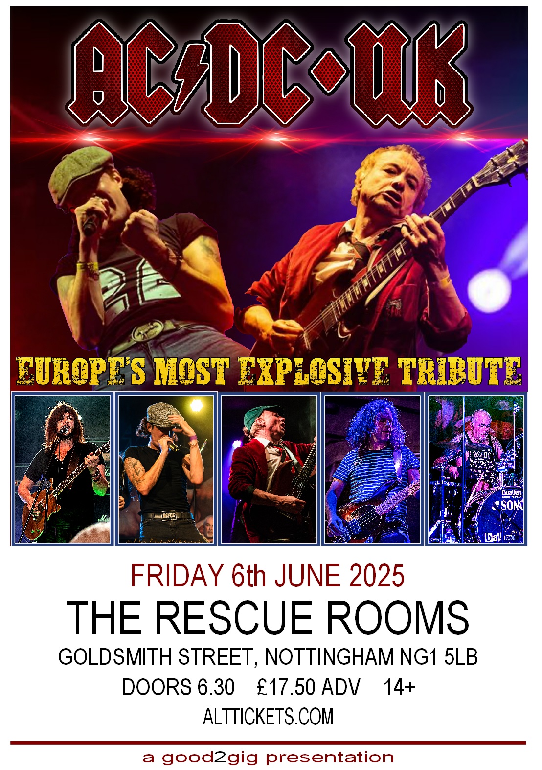 AC/DC UK | Rescue Rooms | Nottingham